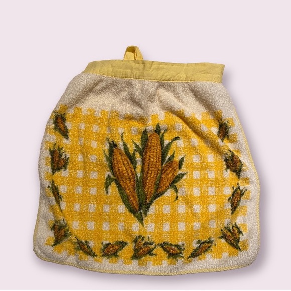 Vintage | Accessories | Vintage Terry Cloth Corn On The Cob Half ...